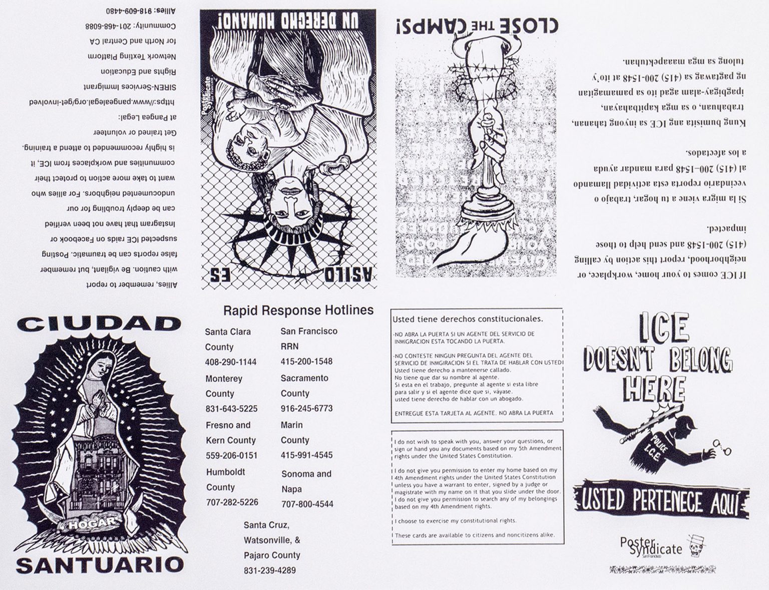 ICE Doesn't Belong Here (Zine) - SFPS Projects